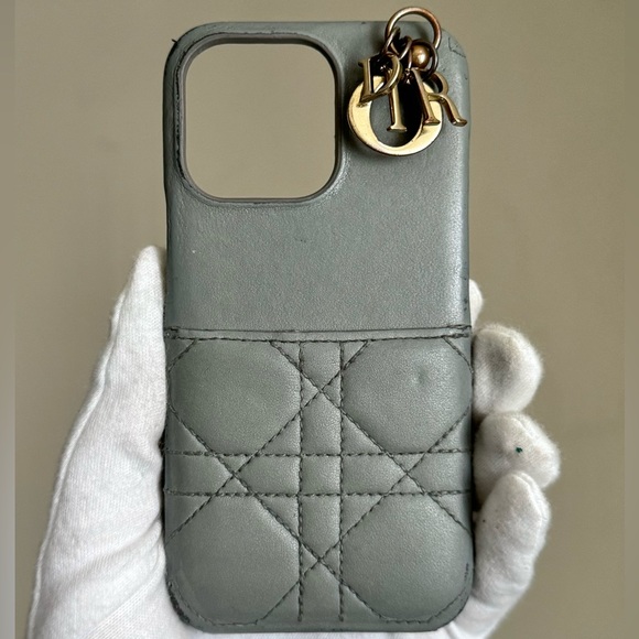 Dior | Accessories | Dior Lady Dior Iphone 3 Phone Case Cloud Blue ...